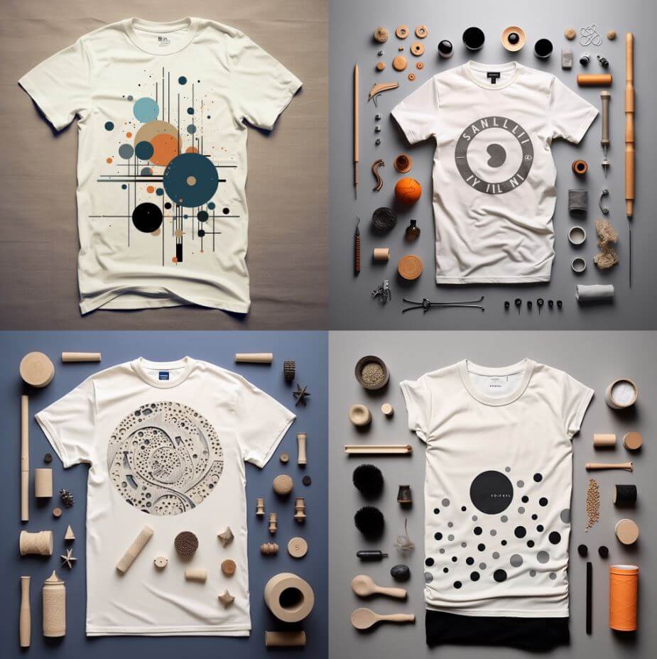 Knolling & Circle Based TShirt Design